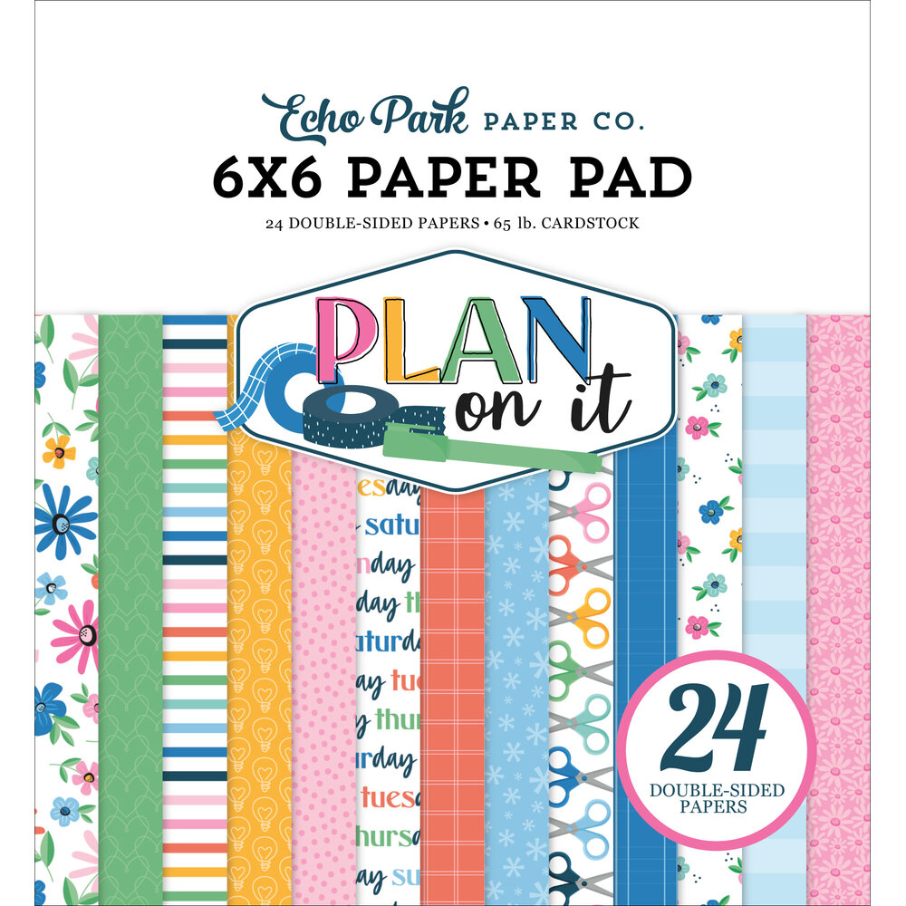 Plan On It 6x6 Inch Paper Pad (POI474023) - Craftlines B.V.
