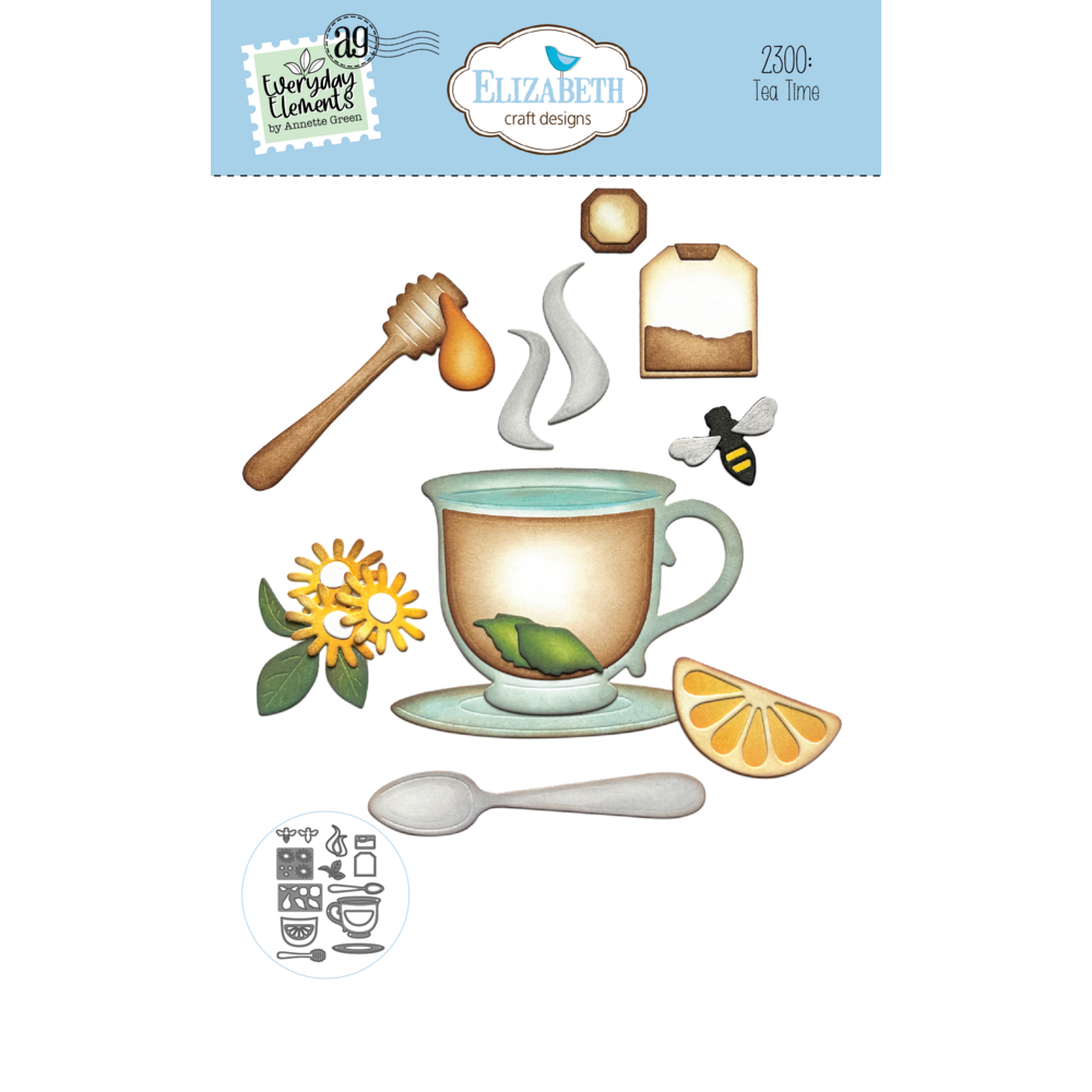 Romantic Revival Die Tea Time (2300) - Craftlines B.V.