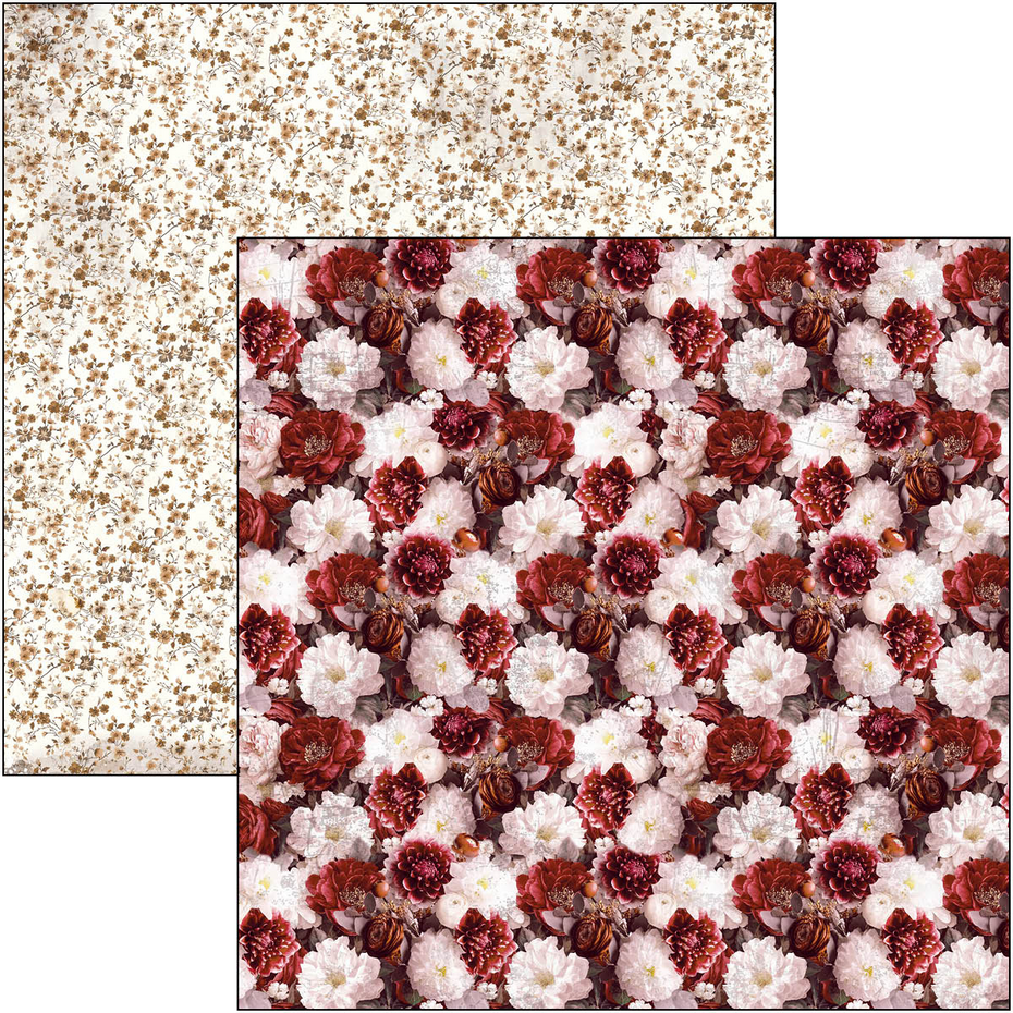 Book Lovers 12x12 Inch Patterns Pad (8pcs) (CBT091) - Craftlines B.V.