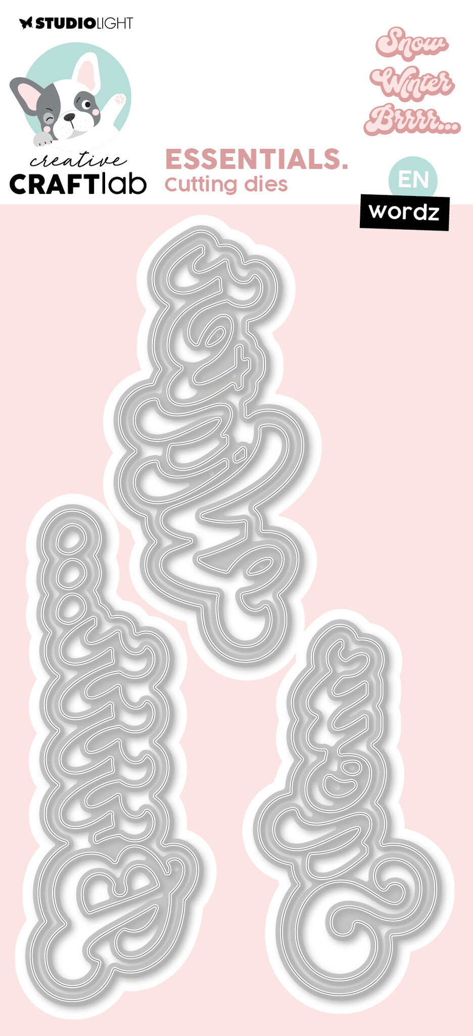 Wordz EN Essentials Cutting Die (CCL-ES-CD981) - Craftlines B.V.