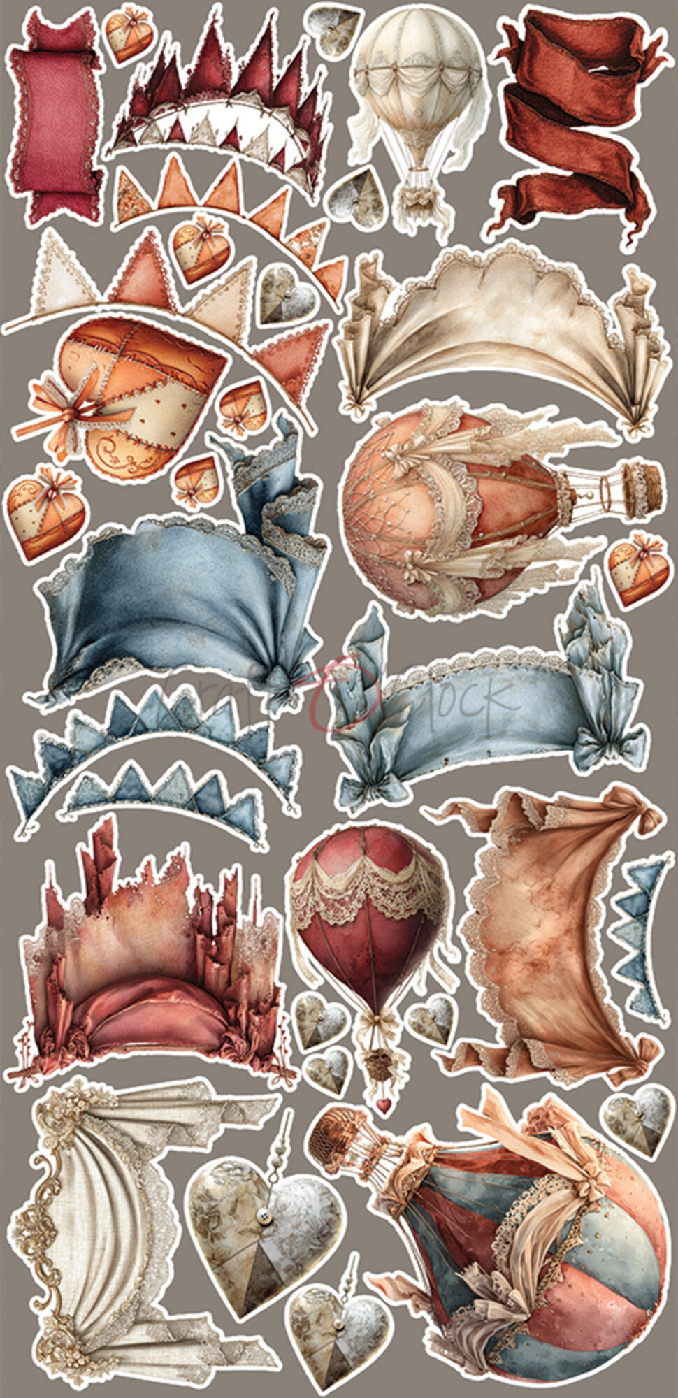 Timeless Grace Extras Set Mix (CC-C81-TG-13) - Craftlines B.V.