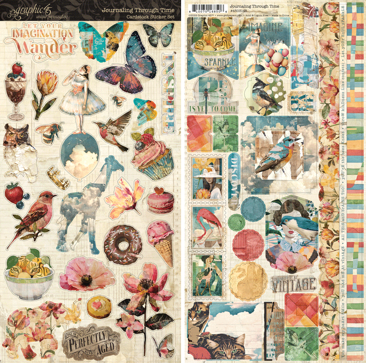 Journaling Through Time Sticker Set (4503143) - Craftlines B.V.