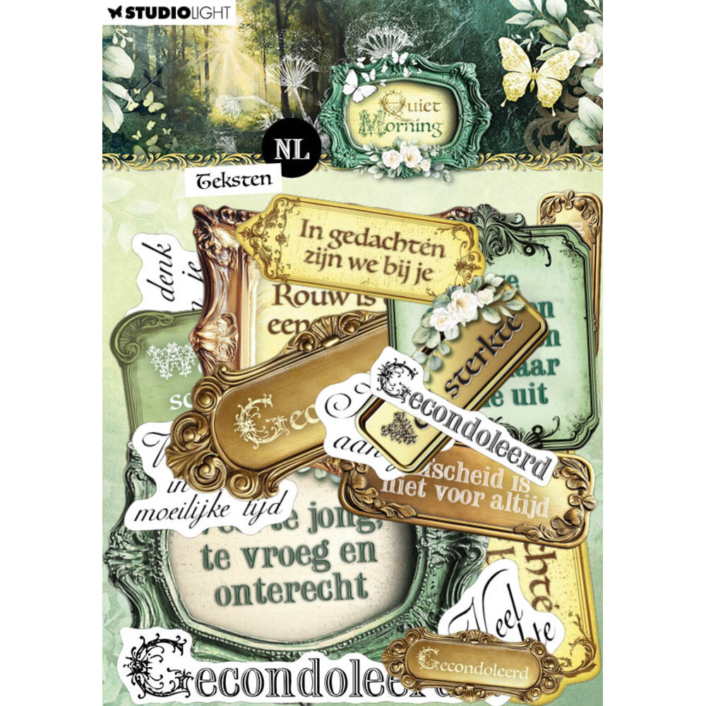 Quiet Morning Paper Elements Teksten NL (SL-QM-PE47) - Craftlines B.V.