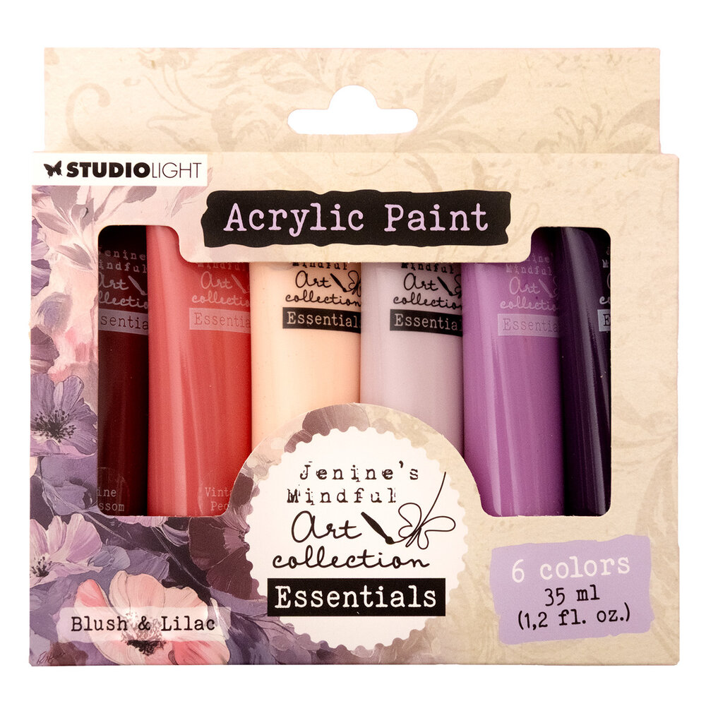 Blush & Lilac Essentials Acrylic Paint 6x35ml (JMA-ES-ACP46 ...