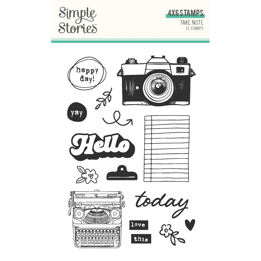 Take Note Stamps (25916) - Craftlines B.V.