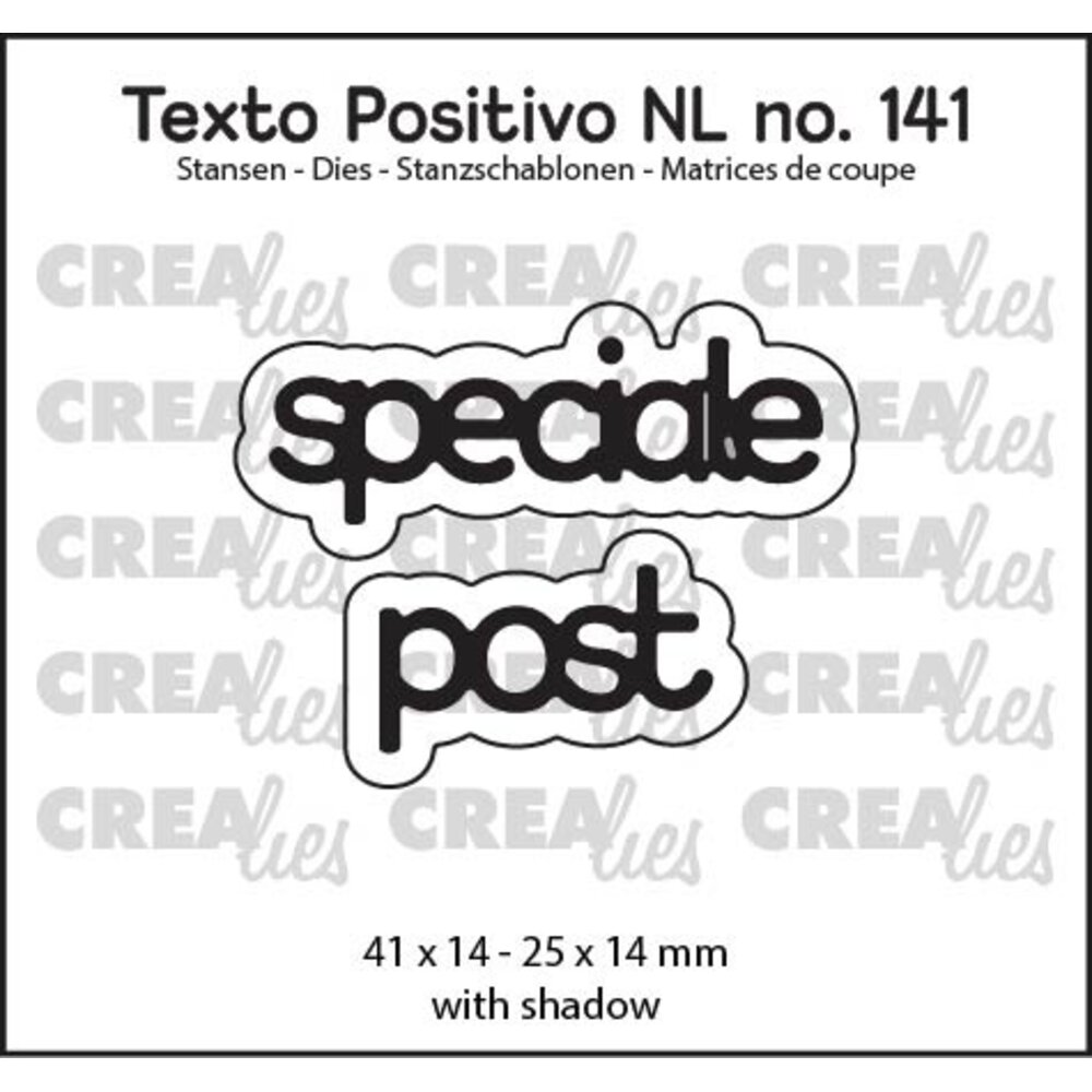 Texto Positivo Dies Dutch Speciale Post (POSNL141) - Craftlines B.V.