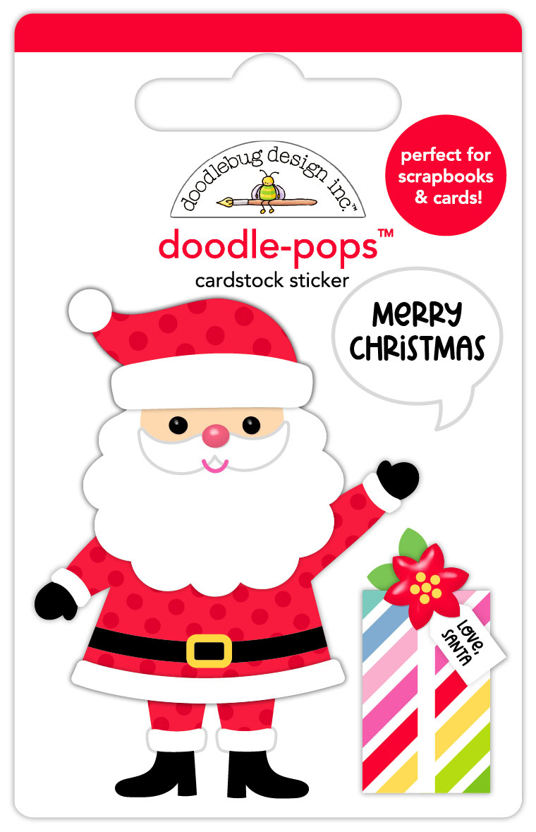 Oh What Fun Hello Santa Doodle-Pops (8958) - Craftlines B.V.