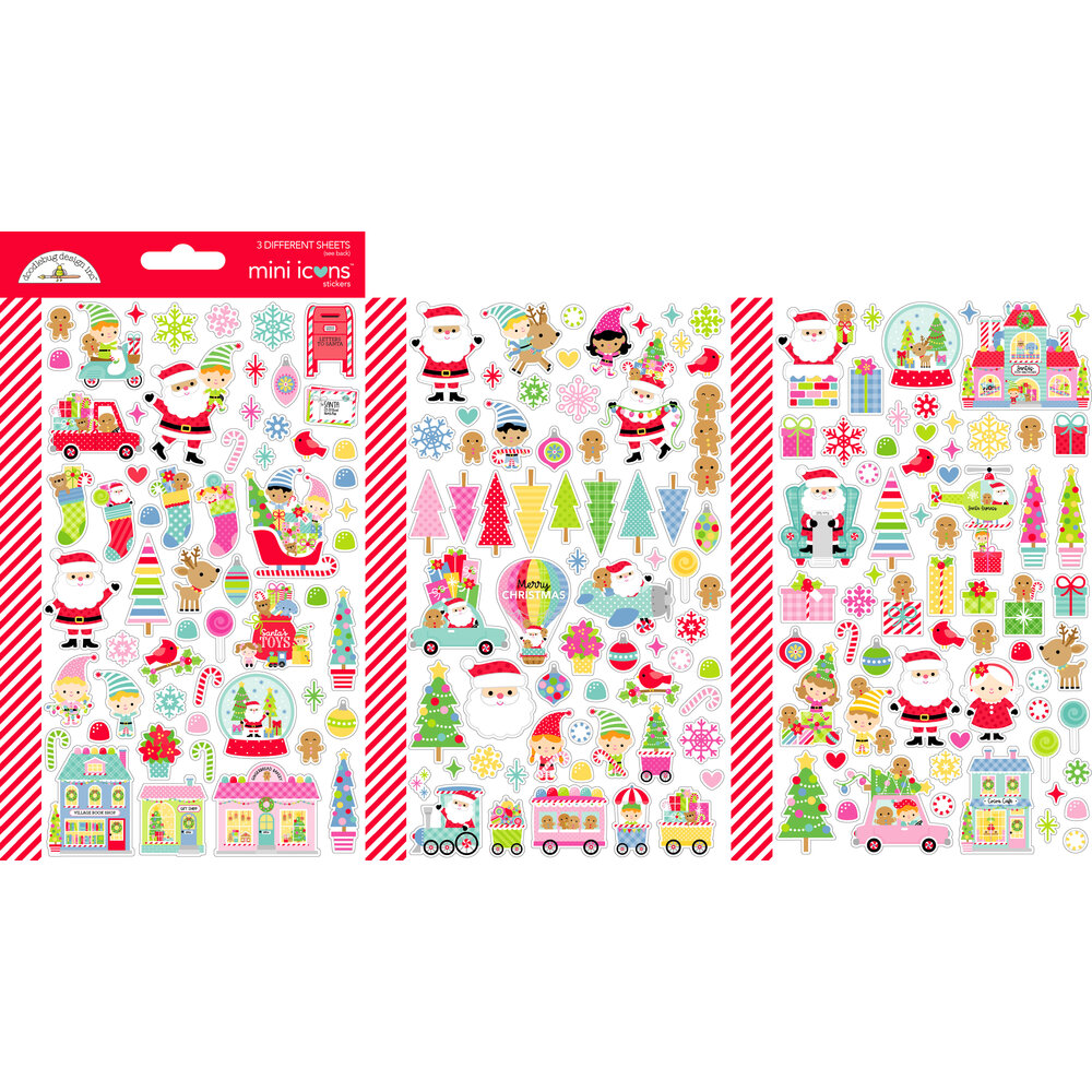 Oh What Fun Mini Icons Stickers (8965) - Craftlines B.V.