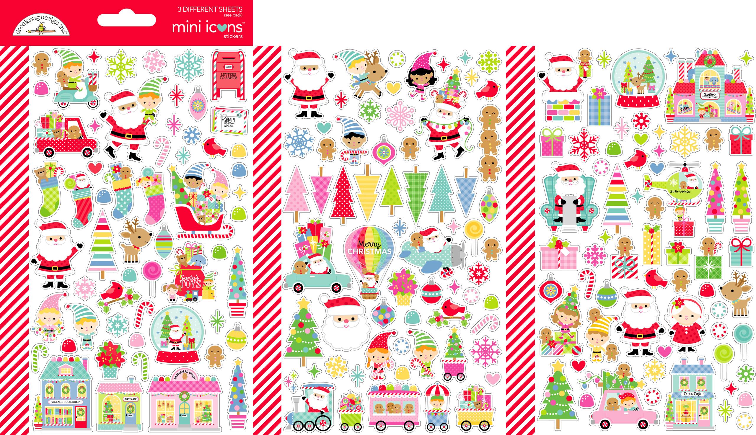 Oh What Fun Mini Icons Stickers (8965) - Craftlines B.V.
