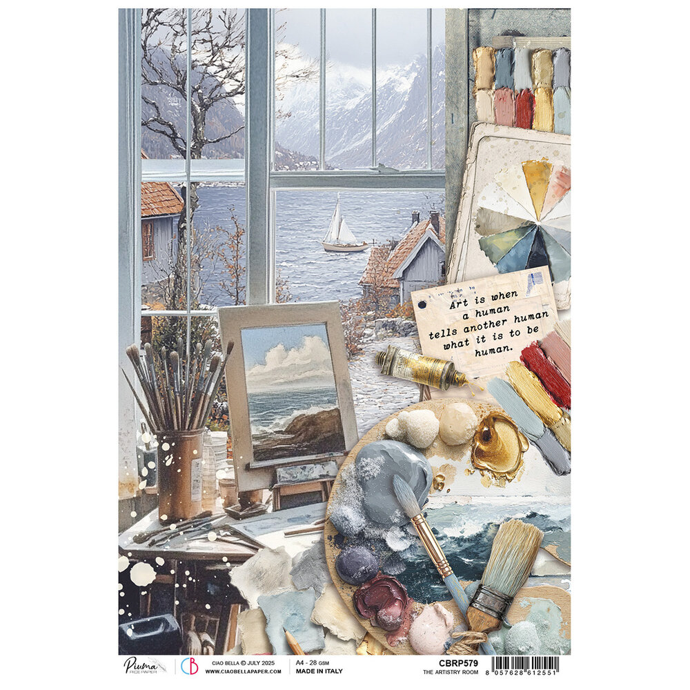 An Artist Journey A4 Rice Paper The Artistry Room (5pcs) (CBRP579 ...