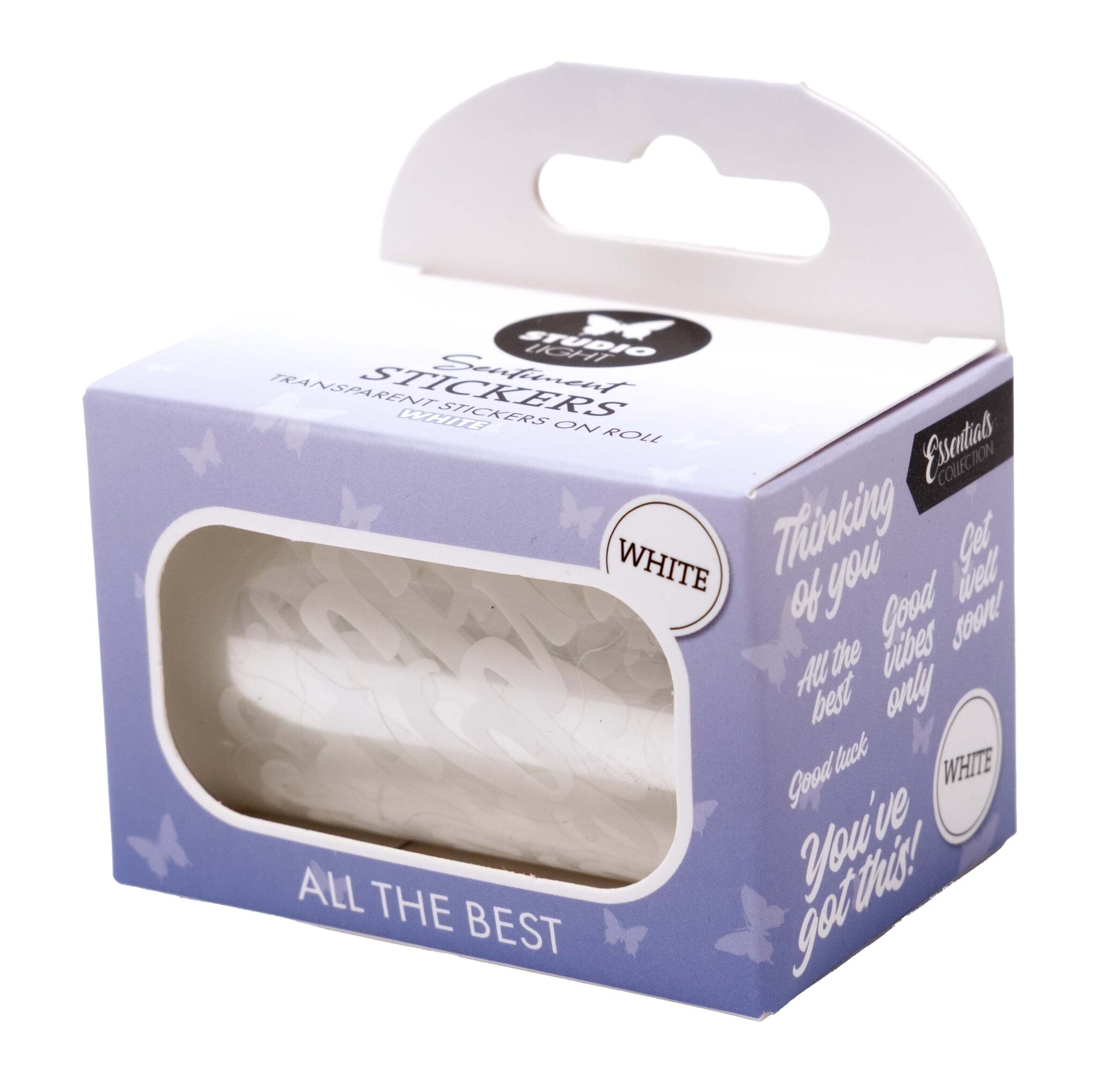 All The Best White Transparent Stickers on Roll (SL-ES-STIC67 ...