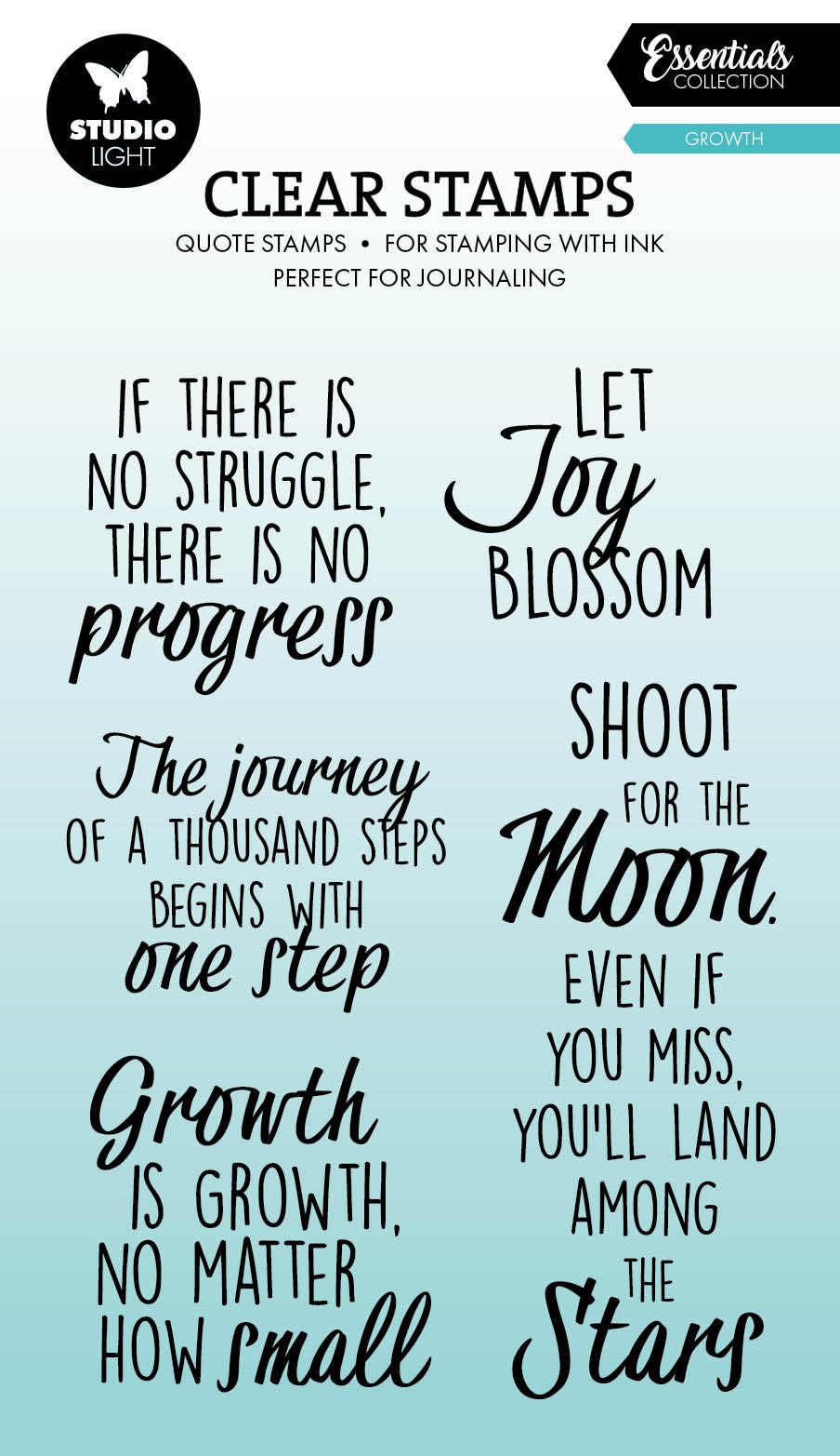 Quotes Growth Essentials Clear Stamps (SL-ES-STAMP926) - Craftlines B.V.