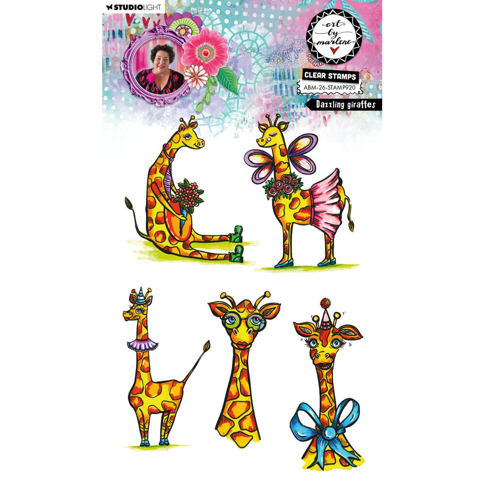 Dazzling Giraffes Clear Stamp (ABM-26-STAMP920) - Craftlines B.V.