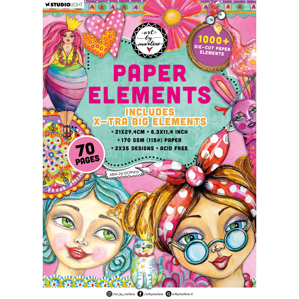X-tra Big Paper Elements (ABM-26-DCPP416) - Craftlines B.V.