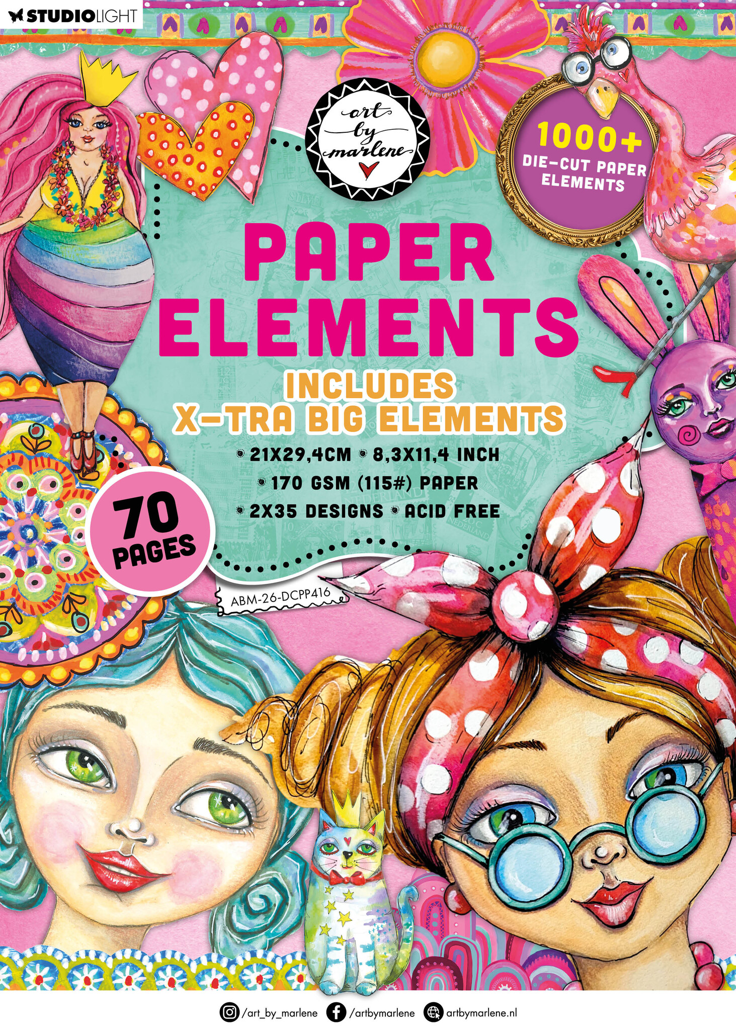 X-tra Big Paper Elements (ABM-26-DCPP416) - Craftlines B.V.