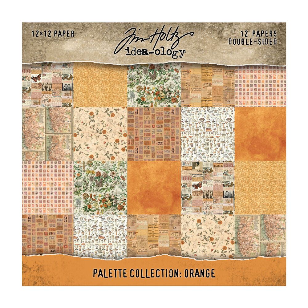 Palette Collection 12x12 Inch Orange (TH94457) - Craftlines B.V.