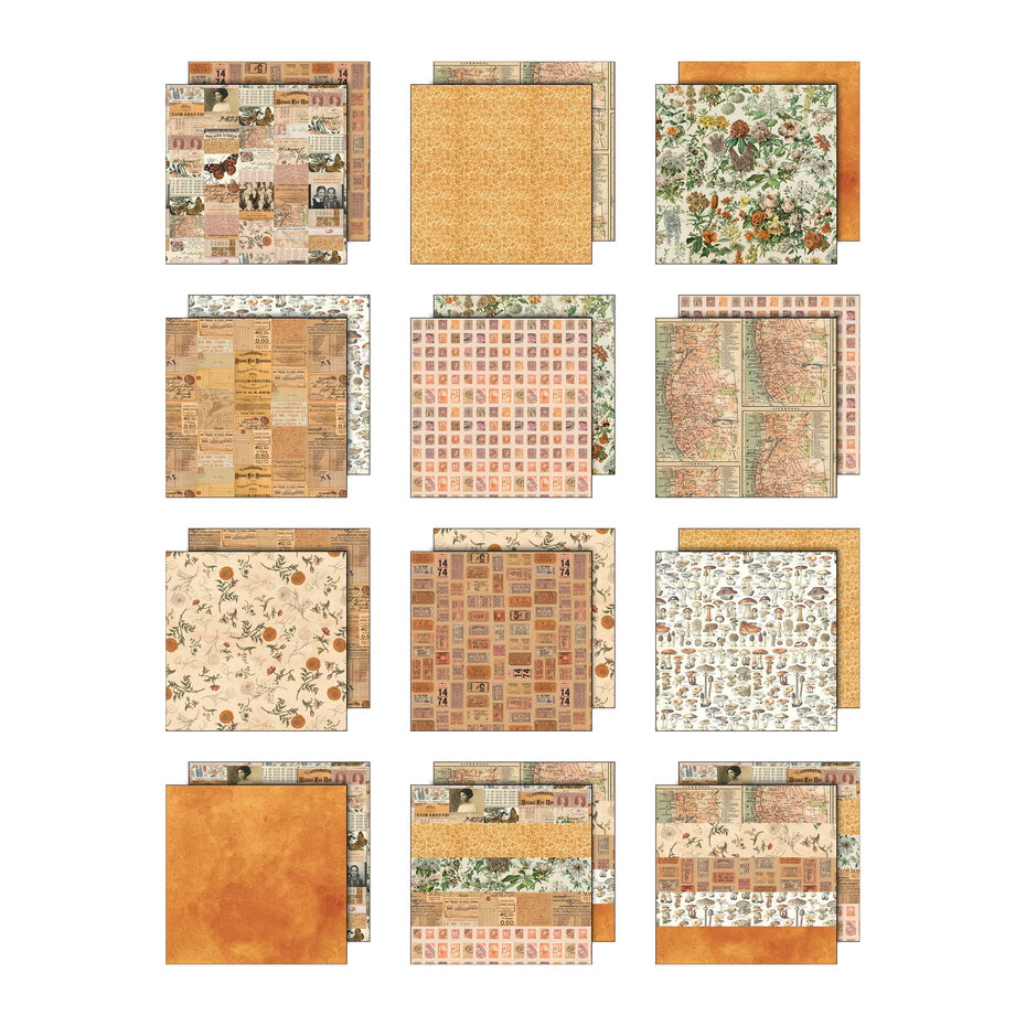 Palette Collection 12x12 Inch Orange (TH94457) - Craftlines B.V.