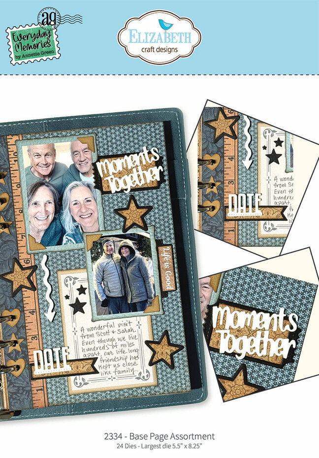 Delightful Discovery Die Base Page Assortment (2334) - Craftlines B.V.