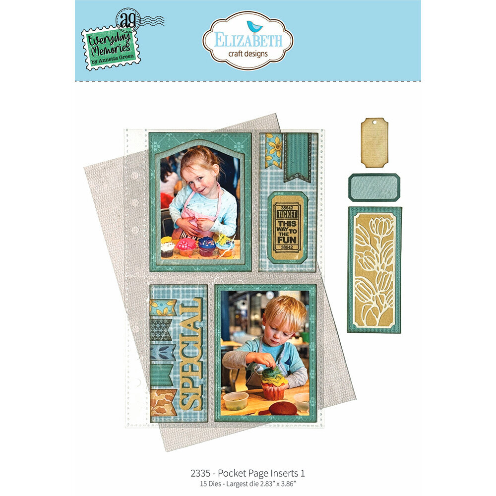 Delightful Discovery Die Pocket Page Inserts 1 (2335) - Craftlines B.V.