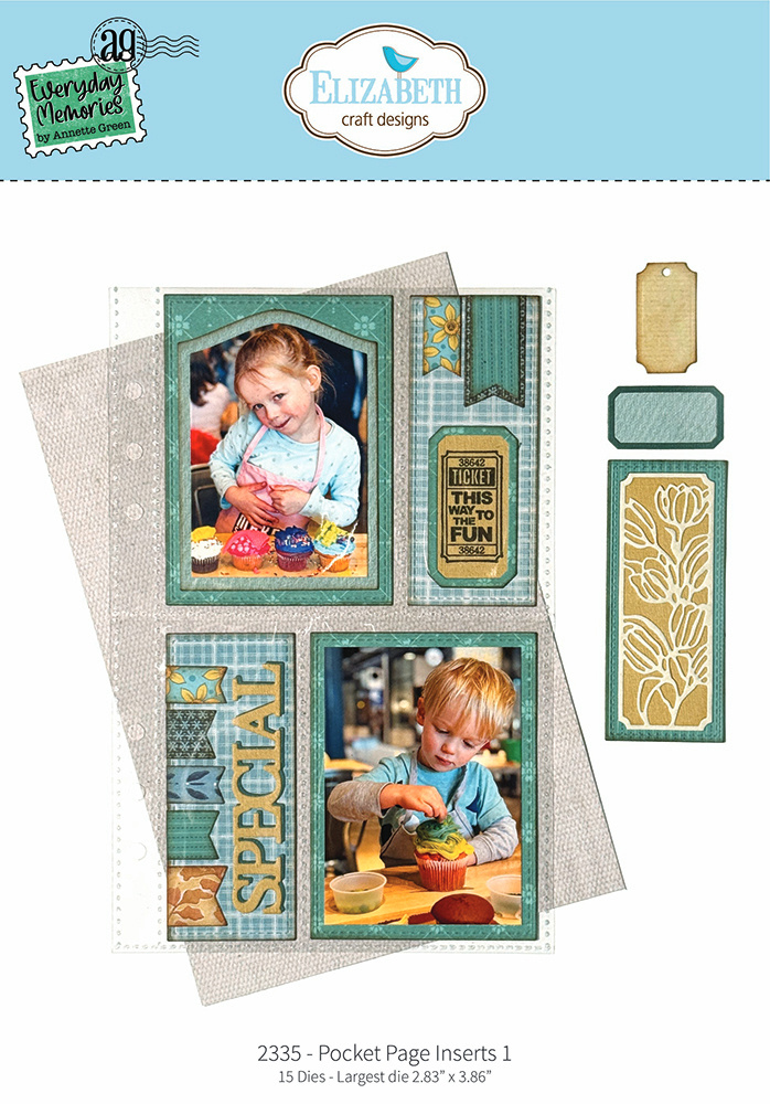 Delightful Discovery Die Pocket Page Inserts 1 (2335) - Craftlines B.V.