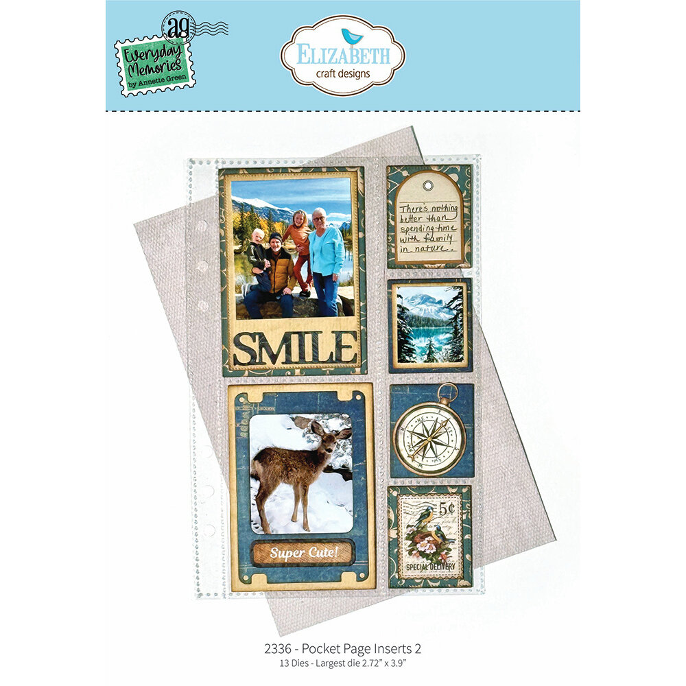 Delightful Discovery Die Pocket Page Inserts 2 (2336) - Craftlines B.V.
