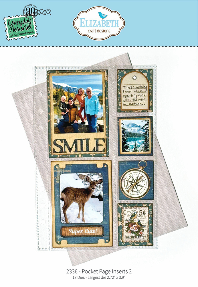 Delightful Discovery Die Pocket Page Inserts 2 (2336) - Craftlines B.V.