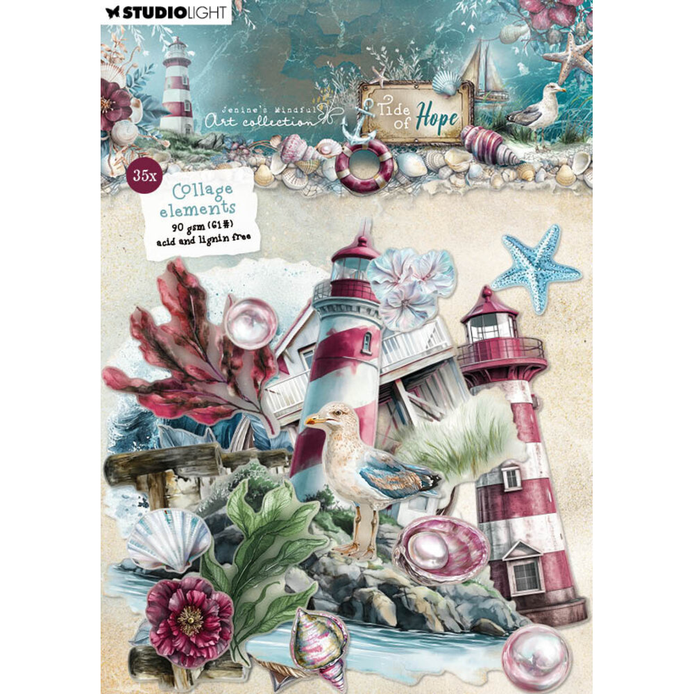 Tide of Hope Collage Elements (JMA-TH-PE53) - Craftlines B.V.