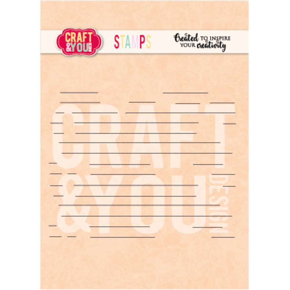 Lined Paper Stamps (CS057) - Craftlines B.V.