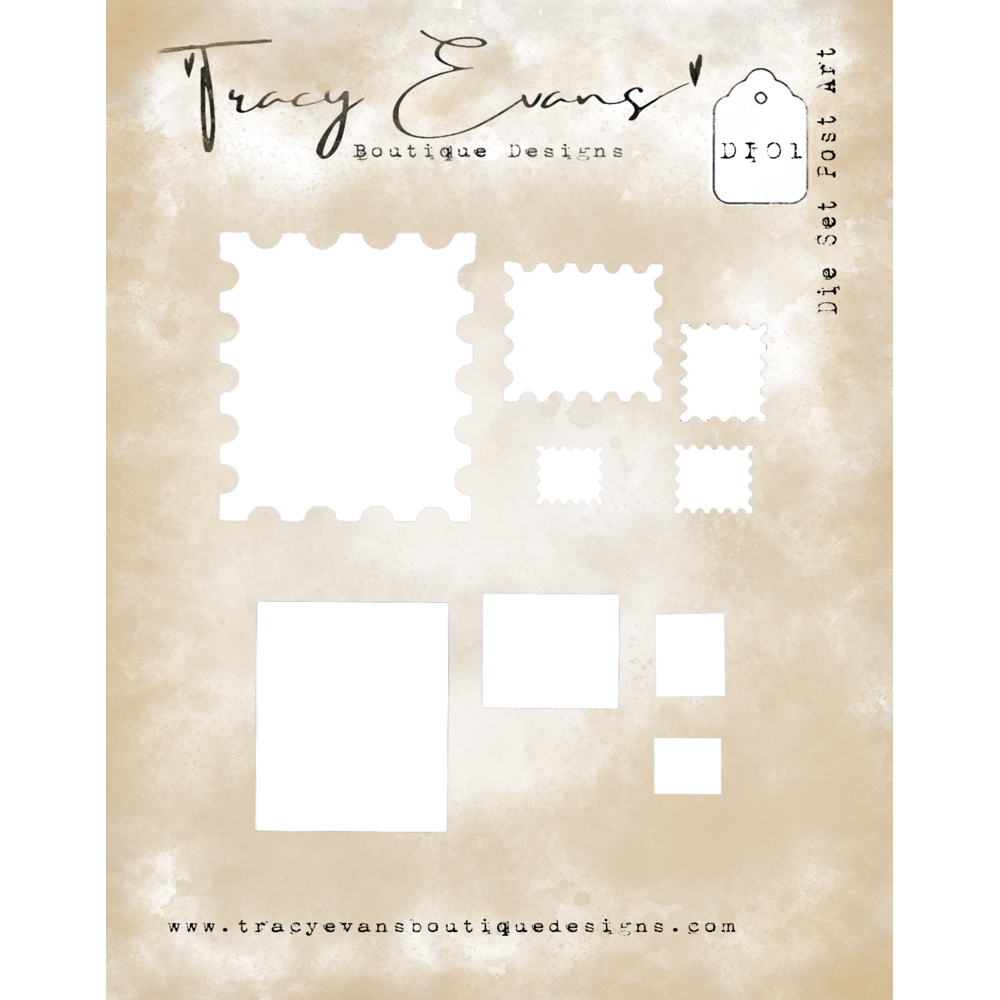 Post Art Die Set (DIE01) - Craftlines B.V.