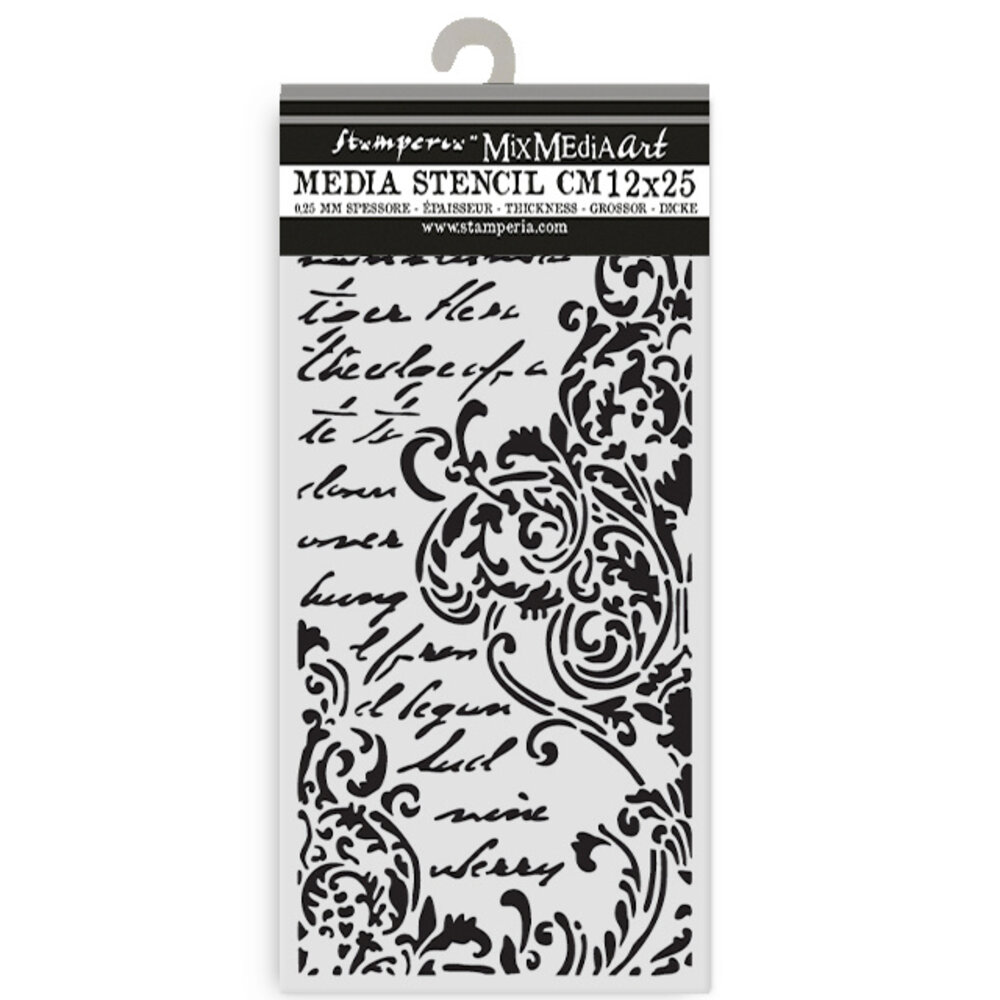 Secret Diary Thick Stencil 12x25cm Frieze with Lettering (KSTDL152 ...