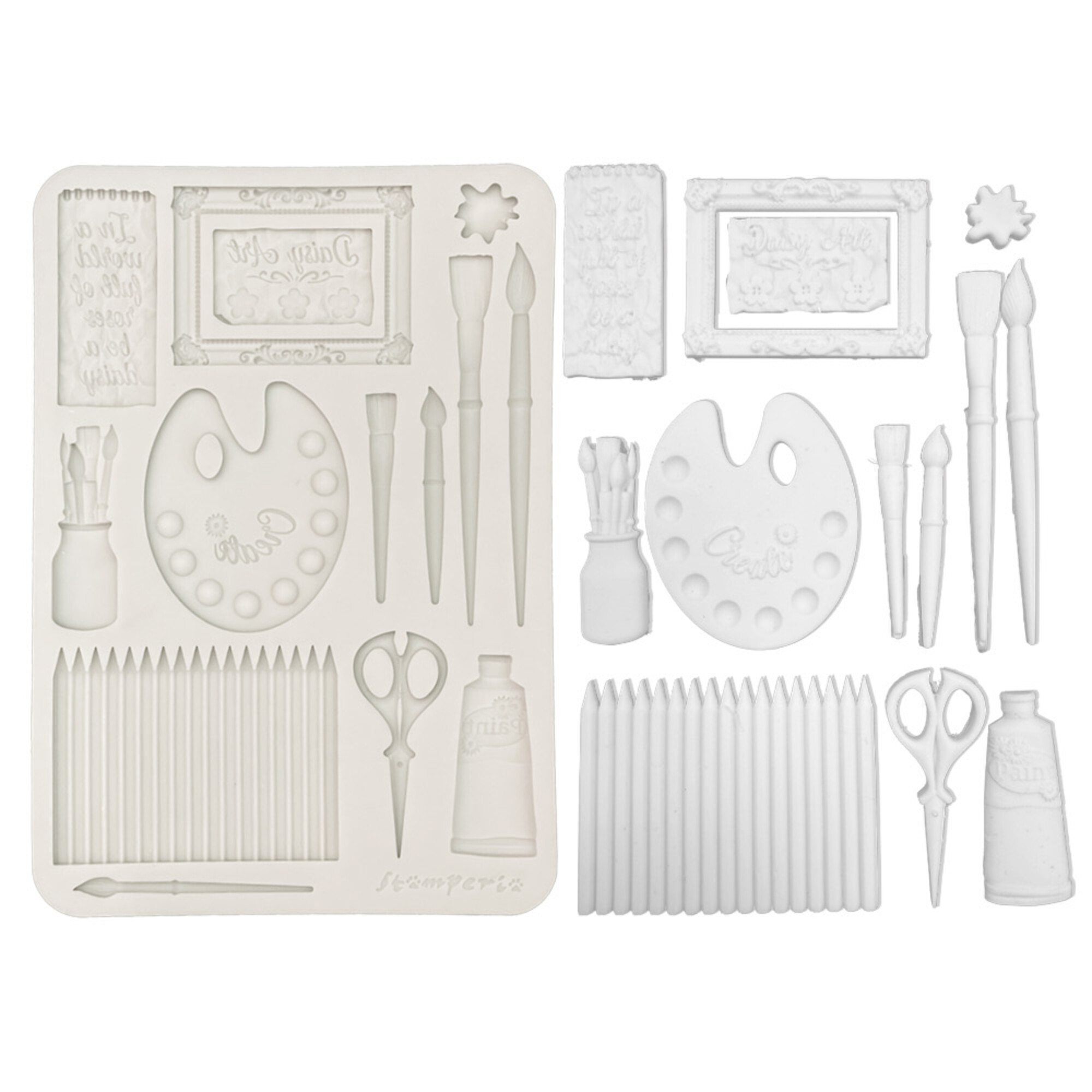 Daisy Art A5 Silicon Mould Creative Art (KACMA604) - Craftlines B.V.