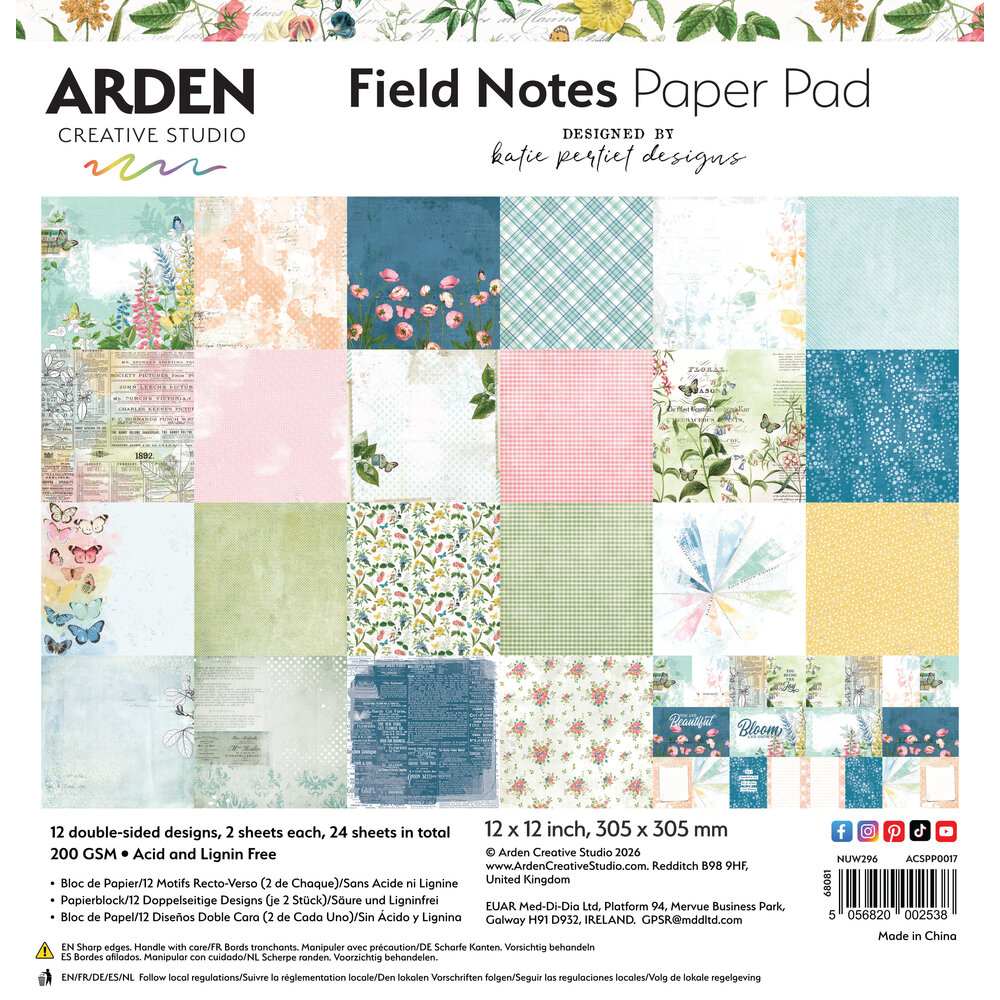 Field Notes 12x12 Inch Paper Pad (ACSPP0017) - Craftlines B.V.