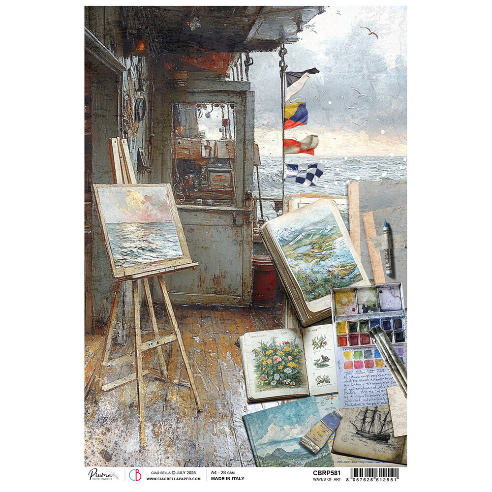 An Artist Journey A4 Rice Paper Waves of Art (5pcs) (CBRP581 ...