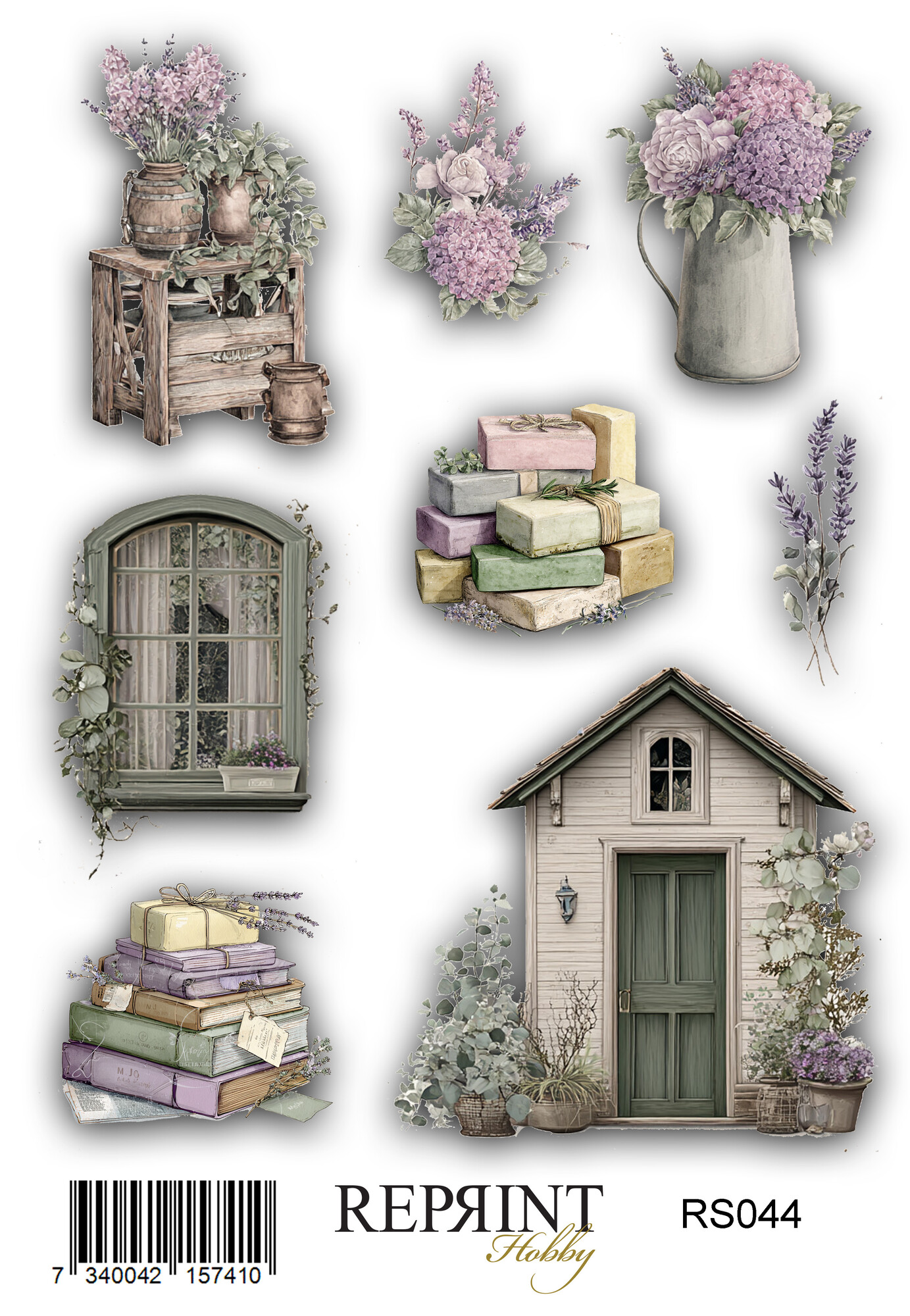 Timeless 10x16cm Stickers (RS044) - Craftlines B.V.