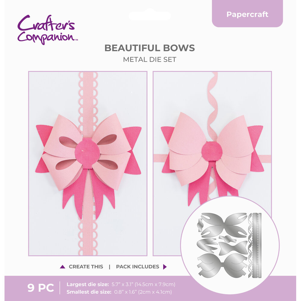Beautiful Bows Metal Die (CC-MD-BEABOW) - Craftlines B.V.