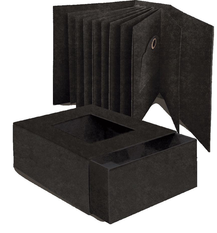 ATC Album with Matchbook Box Black (4503206) - Craftlines B.V.