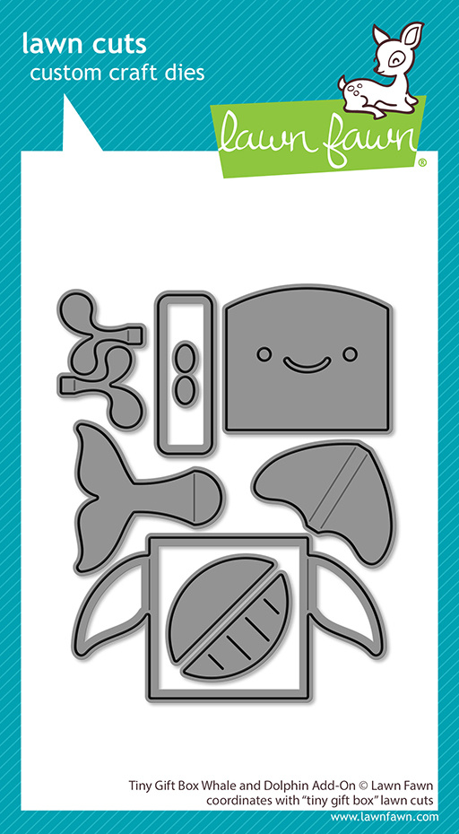 Tiny Gift Box Whale And Dolphin Add-On Stand-Alone Die (LF4137 ...
