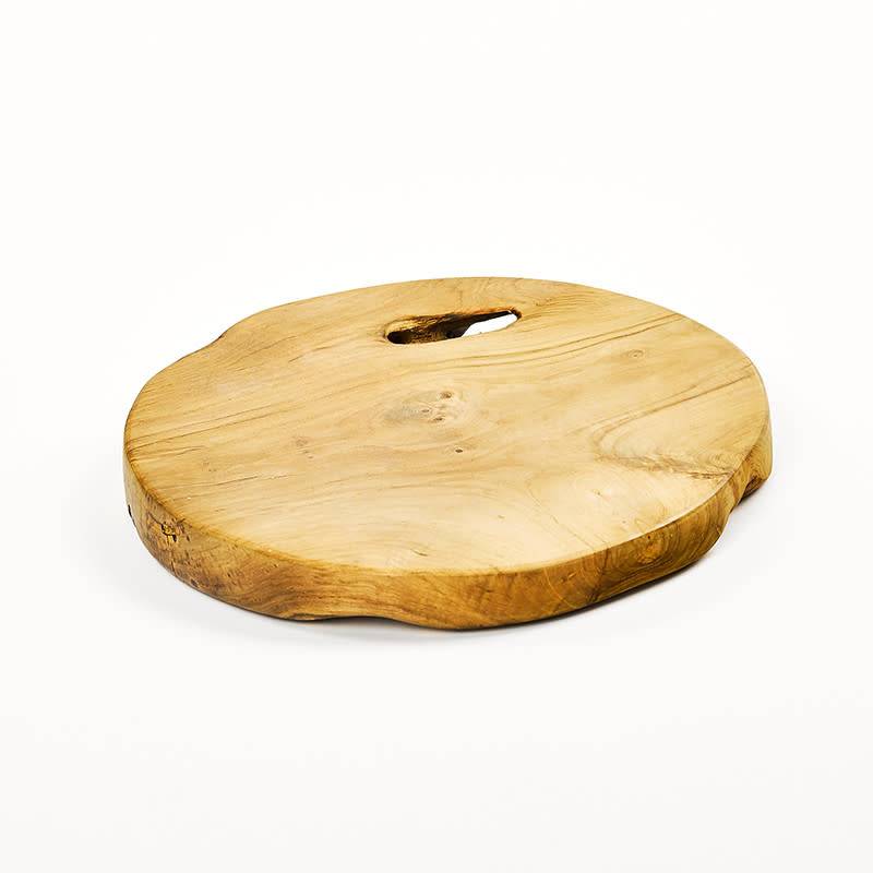 Root slice teak natural - Eunnick Home