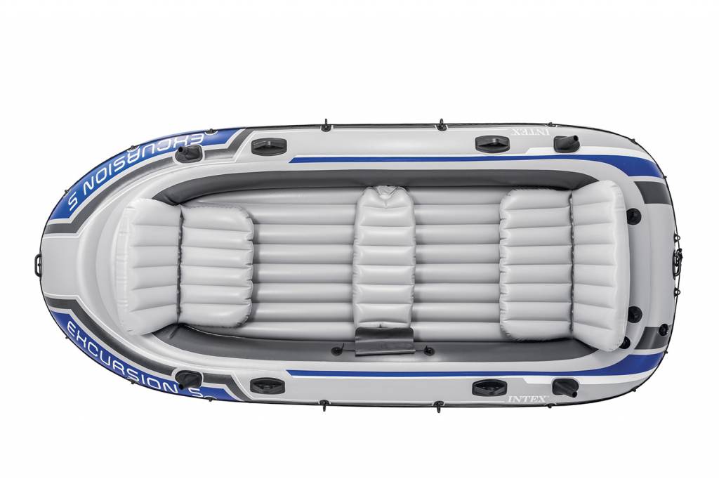 Intex Opblaasboot Excursion 5 Set vijfpersoons - Rubberboot Expert