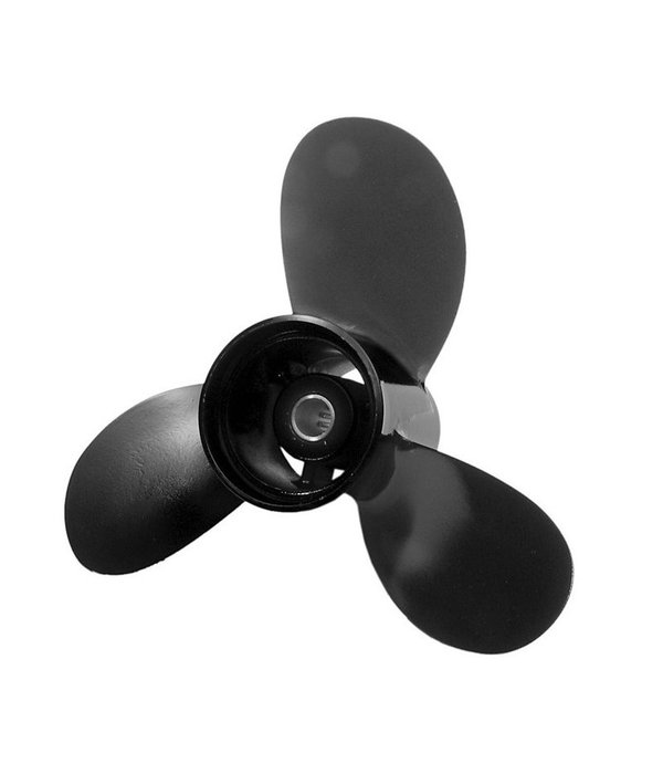 Mercury Black Max aluminium 8,9" x 7,5" propeller - Rubberboot Expert