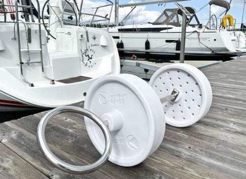 Dinghy Rings FLEX 2e generatie Flexibele davits - Rubberboot Expert