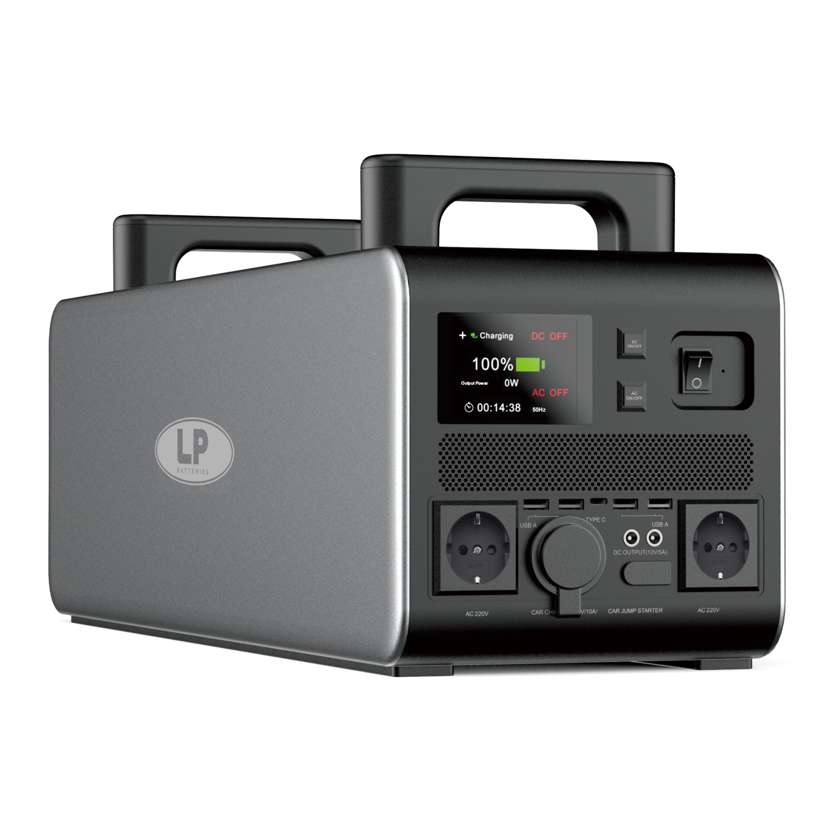 Draagbare stroomgenerator ESS 2000 Wh - Rubberboot Expert