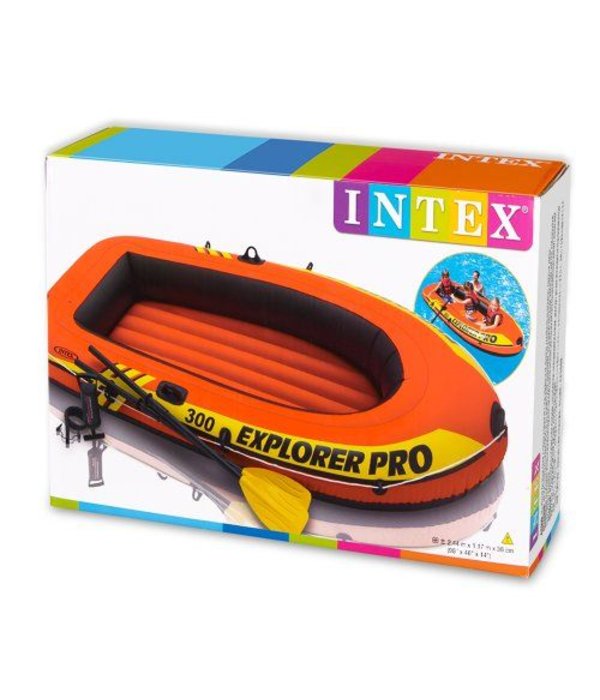 Intex Opblaasboot Explorer PRO 300 Set driepersoons - Rubberboot Expert