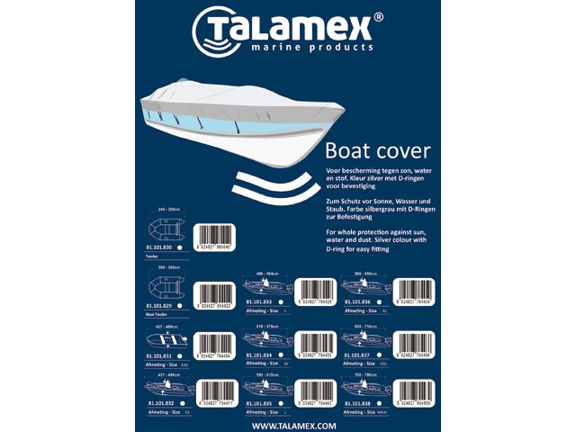 Rubberboot boothoes - Tender afdekkleed - Rubberboot Expert