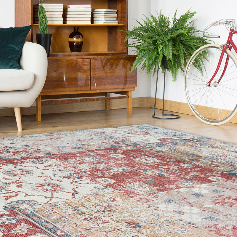 Astec vloerkleed - Isa 500 Multi/Rood - Volero