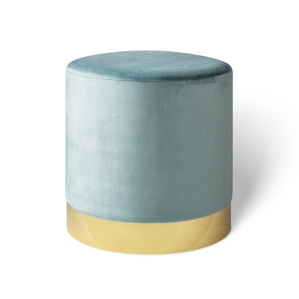 Velvet poef - Belle Deluxe Donkergrijs | Comfortabel - Volero