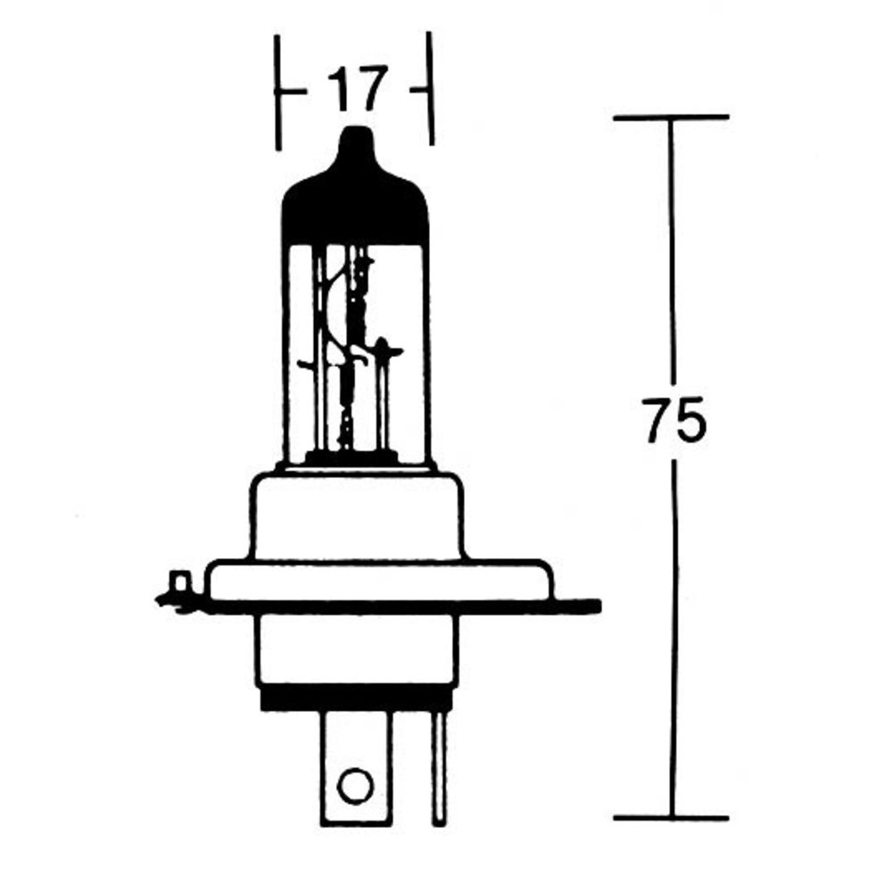 HS1 light bulb 12V 35/35W PX43t - Kollies Parts
