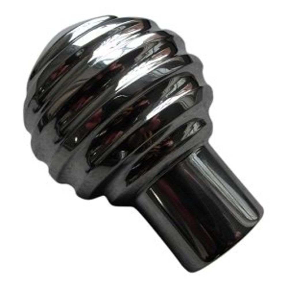 Motorcycle jockey shifter knob - Round - Polished - Kollies Parts