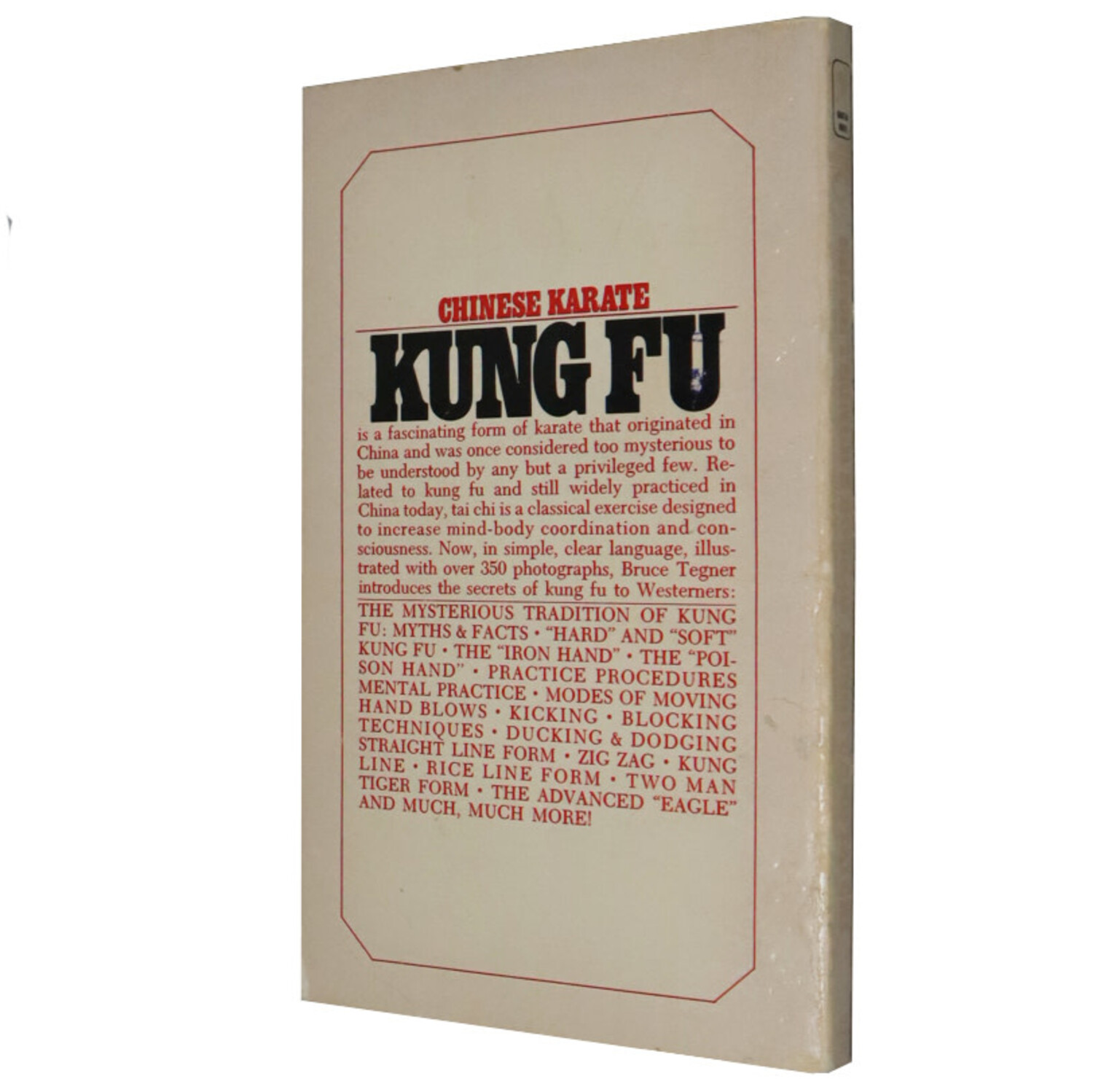 Book of Kung Fu and Tai Chi by Bruce Tegner - Enso Martial Arts Shop ...