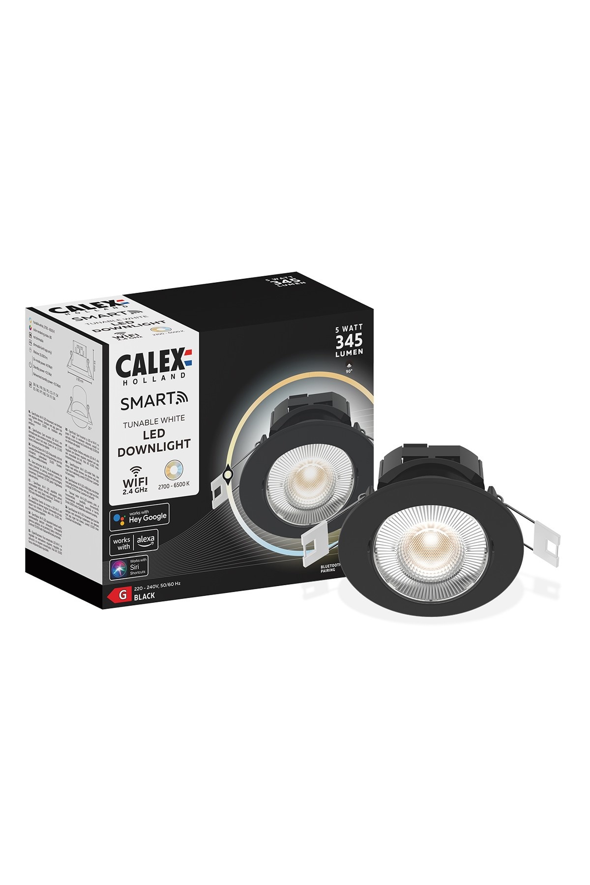 Calex Smart Downlight Black | ET48 - ET48.com